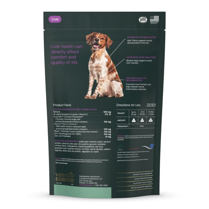 Veterinary Strength Liver Health for Dogs, 60 count – Saratoga Horse Rx